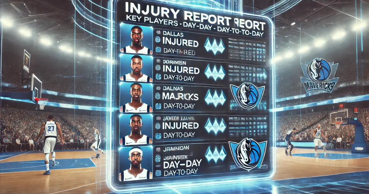 Mavericks Injury Report: Shocking Updates on 5 Key Players