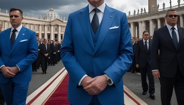 trump blue suit funeral: 5 Surprising Reactions at the Vatican